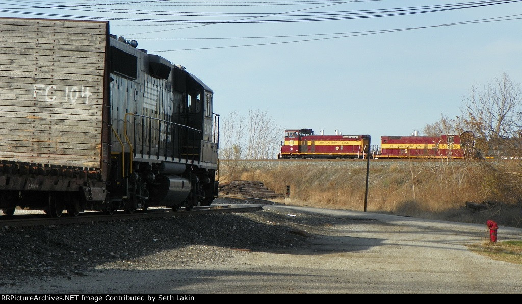 NS 5343 BH15 and the South Chicago & Indiana Harbor